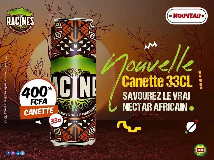 Booster Racines, où que vous soyez, quand vous voulez - Brasserie BB Lomé